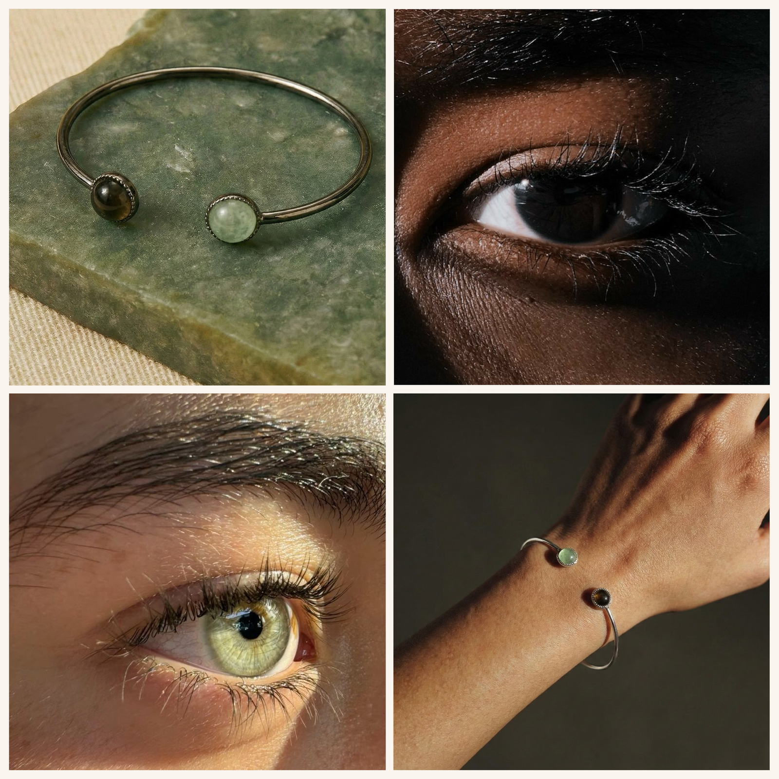 Des bracelets uniques, créés aux couleurs de vos yeux. – Ohaly